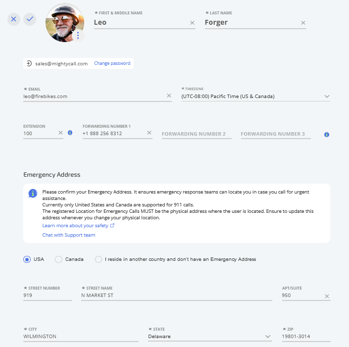 Managing Your Profile